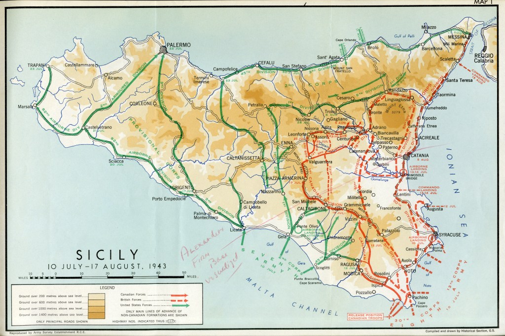 The Invasion of Sicily – Canada in Italy 1943-1945